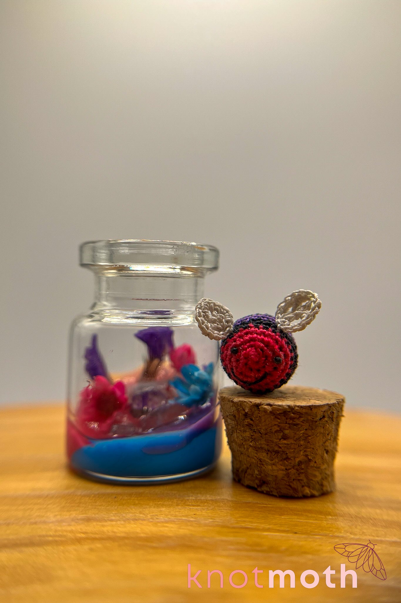 bex the bi bee trinket jar – knot moth